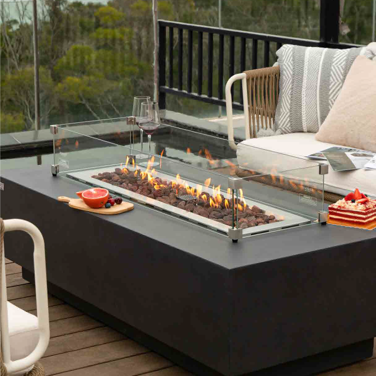 Aurora Fire Table – Flame Corner